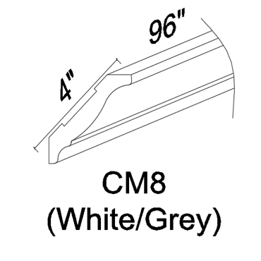 CM8 Crown molding - Gray – United Cabinetry